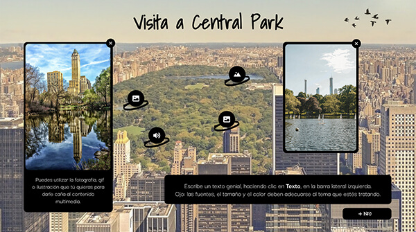 Visita a central park | Plantillas de Genially